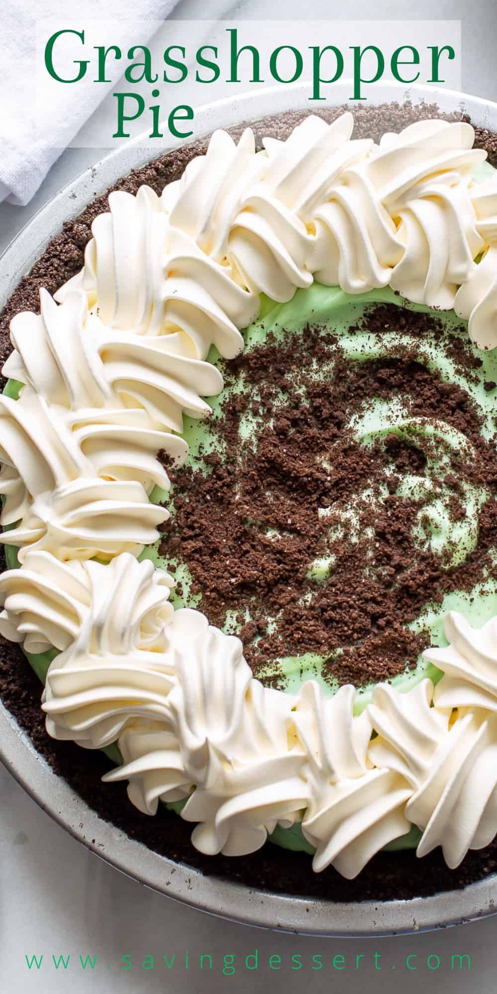 Grasshopper Pie - Saving Room for Dessert