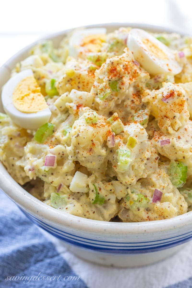The Best Creamy Potato Salad Recipe Saving Room For Dessert