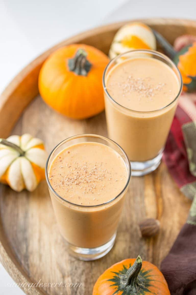 Easy Pumpkin Pie Smoothie - Saving Room for Dessert