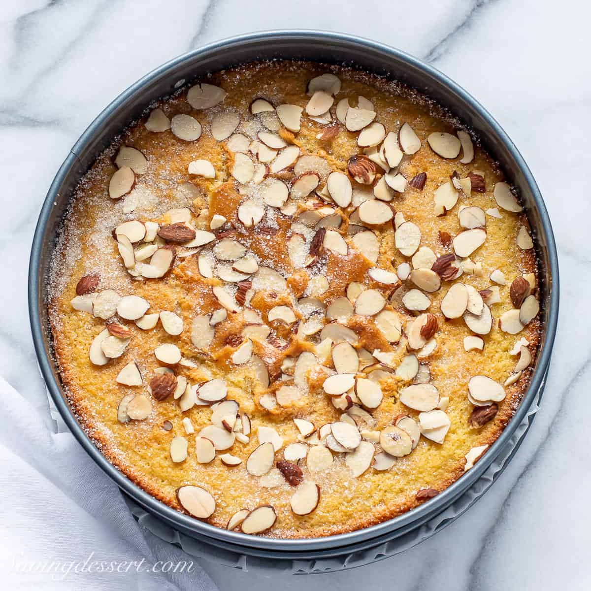 Moist and Tender Almond Cake - Saving Room for Dessert