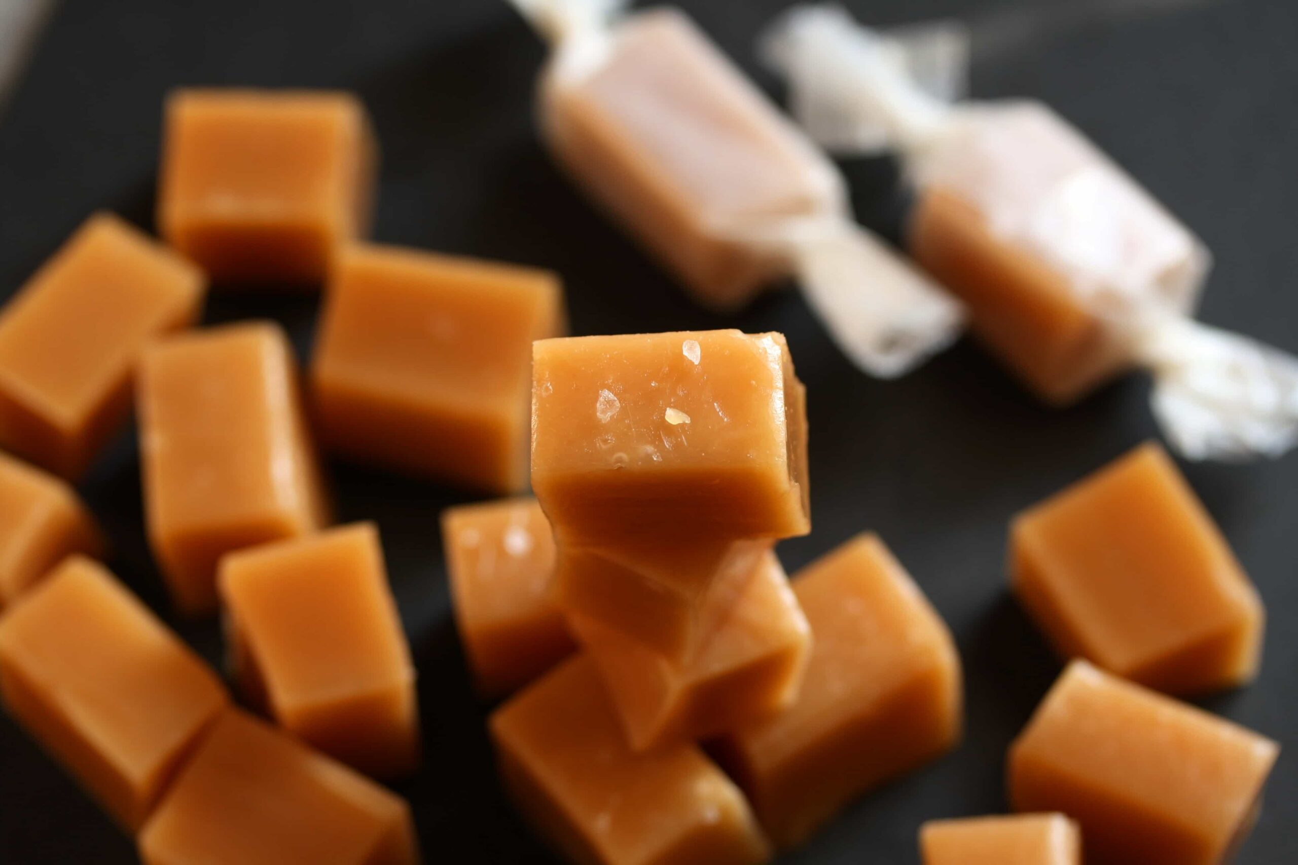 Simple Homemade Butter Caramels - Saving Room for Dessert
