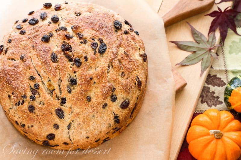 Barm Brack - Irish Halloween Bread - Saving Room for Dessert