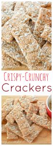 Crunchy Crackers - Saving Room for Dessert