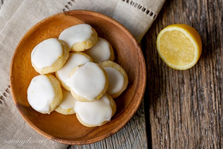 Lemon Meltaways - a delicious little cookie - Saving Room for Dessert