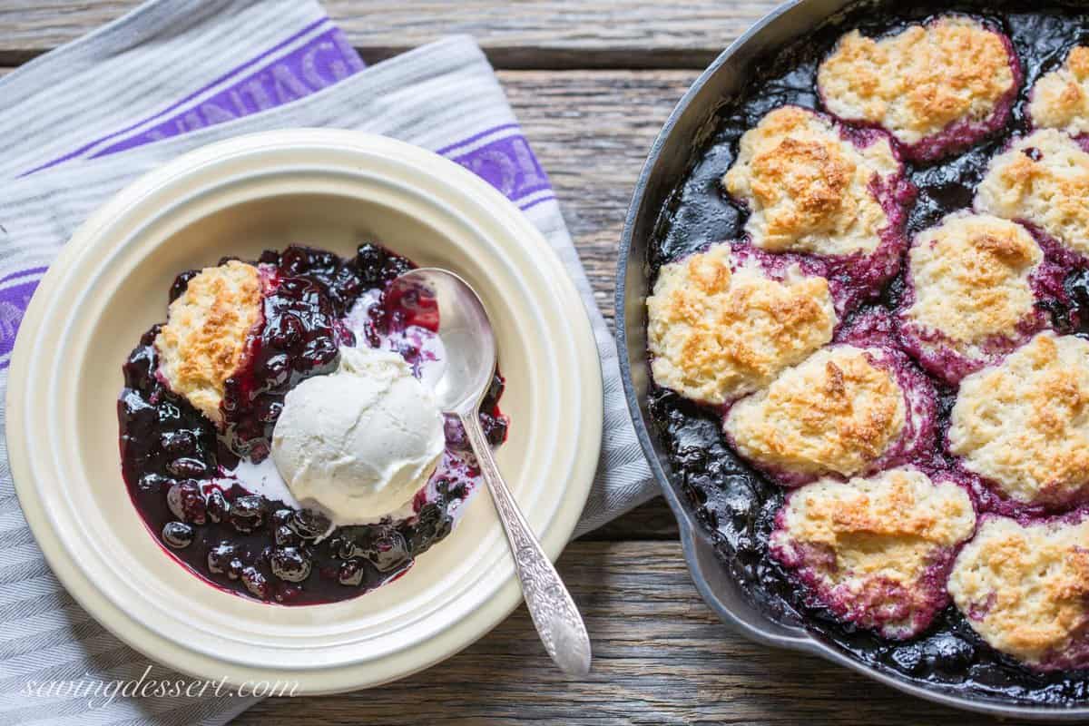 Black Raspberry Cobbler - Saving Room for Dessert