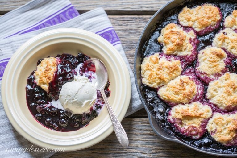 Black Raspberry Cobbler - Saving Room for Dessert