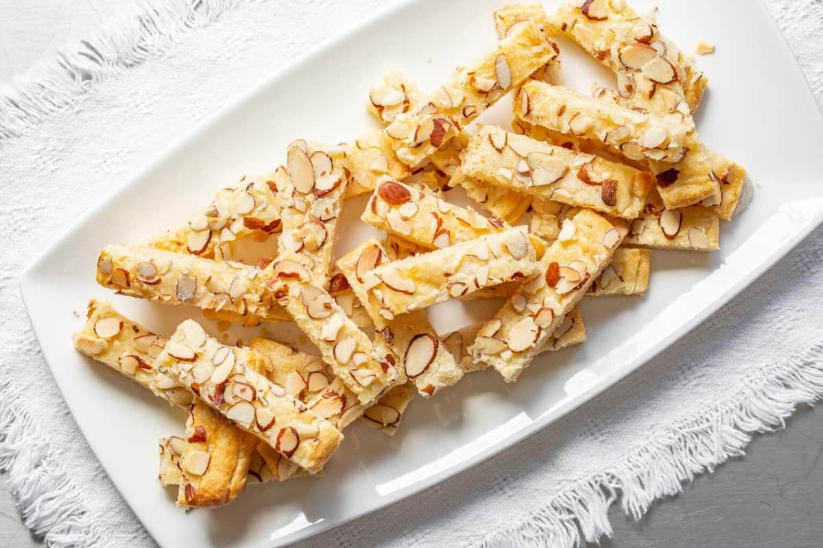 Almond Butter Sticks - Saving Room for Dessert