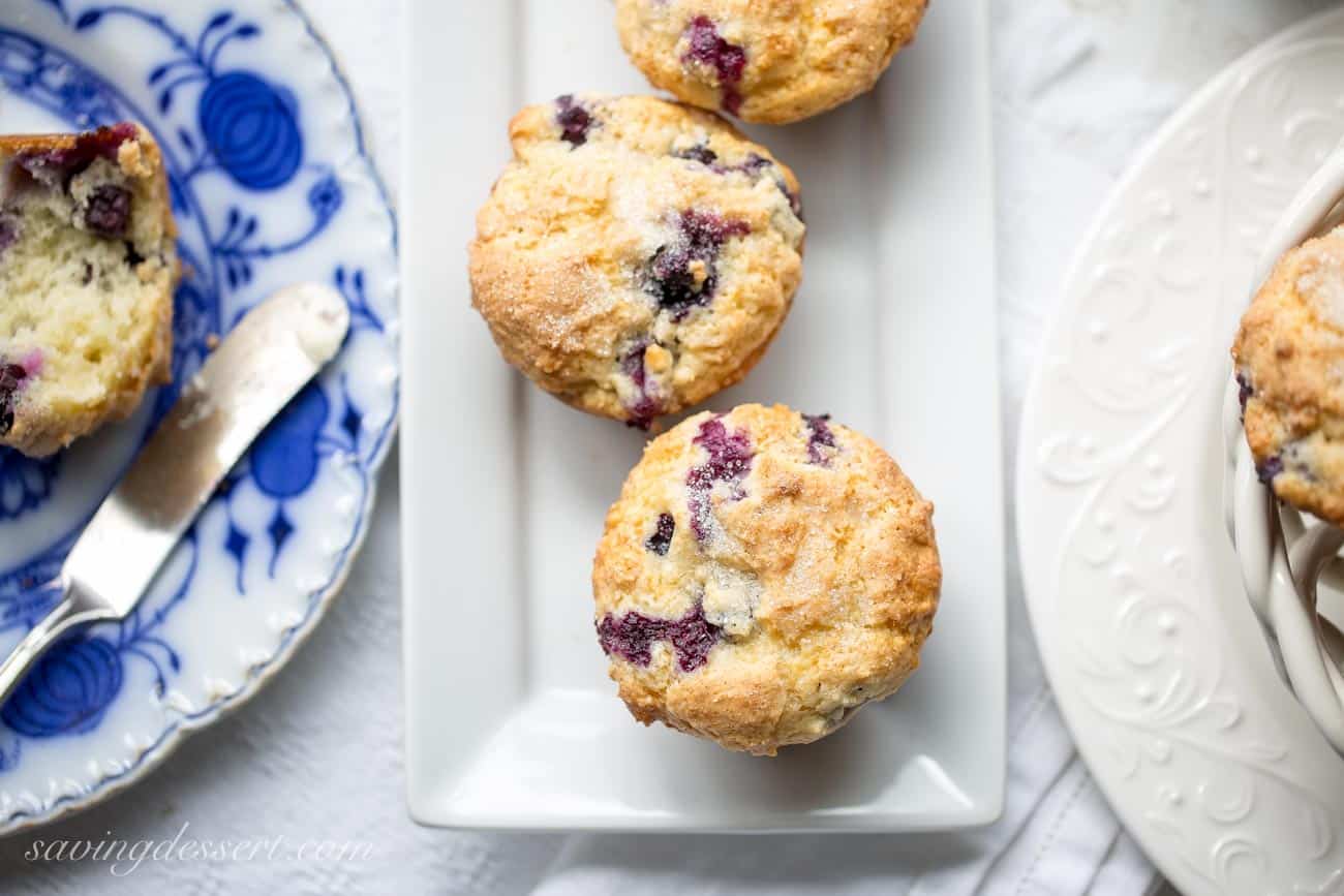 Classic Huckleberry Muffins
