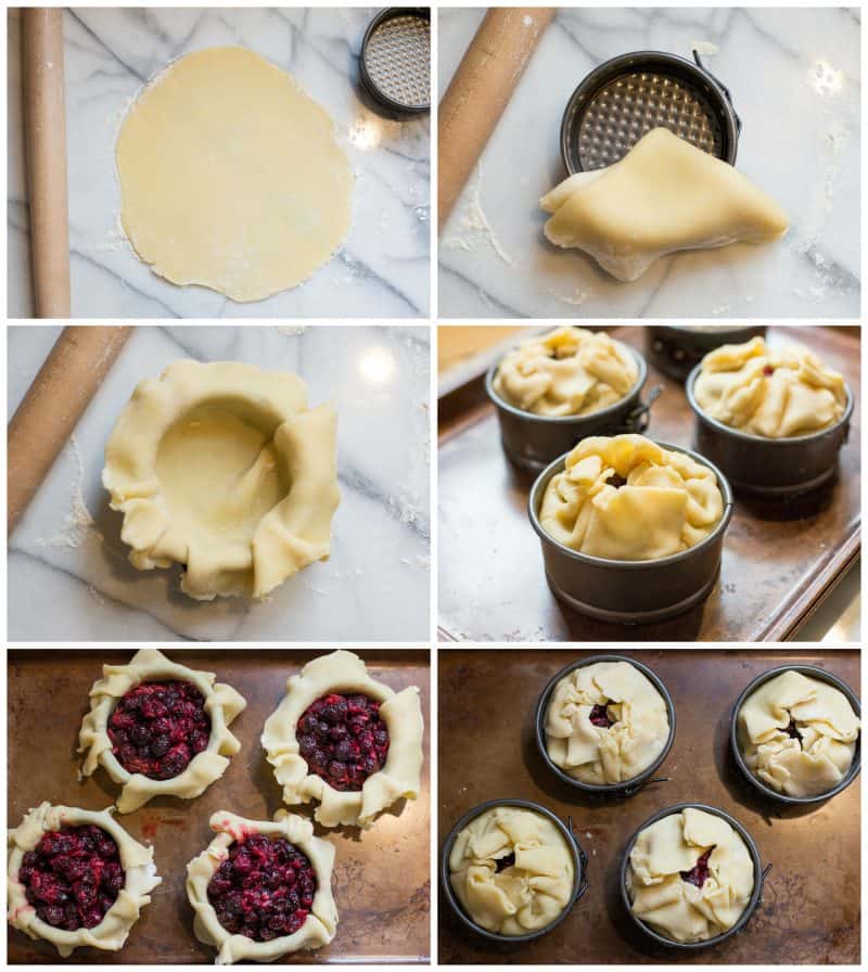 Mini Deep Dish Berry Pies - Saving Room for Dessert
