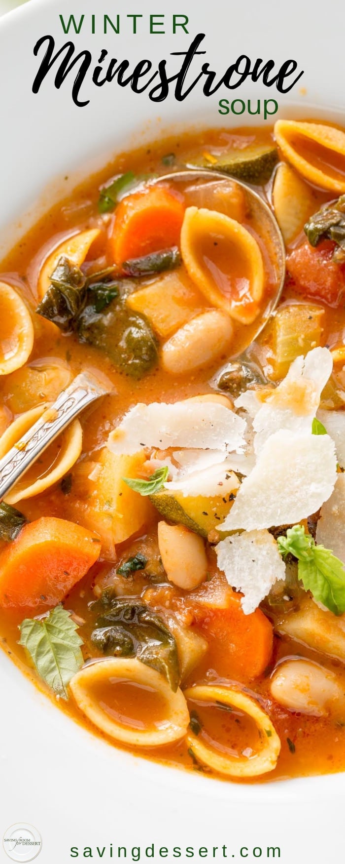 Winter Minestrone Soup - Saving Room for Dessert