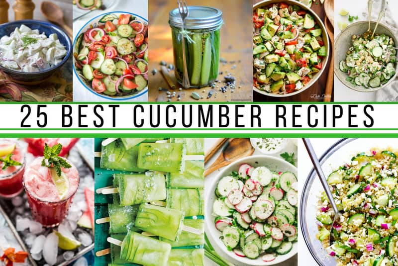 25 Best Cucumber Recipes - Saving Room for Dessert