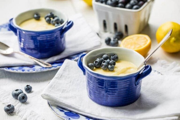 Easy Lemon Posset - Saving Room for Dessert