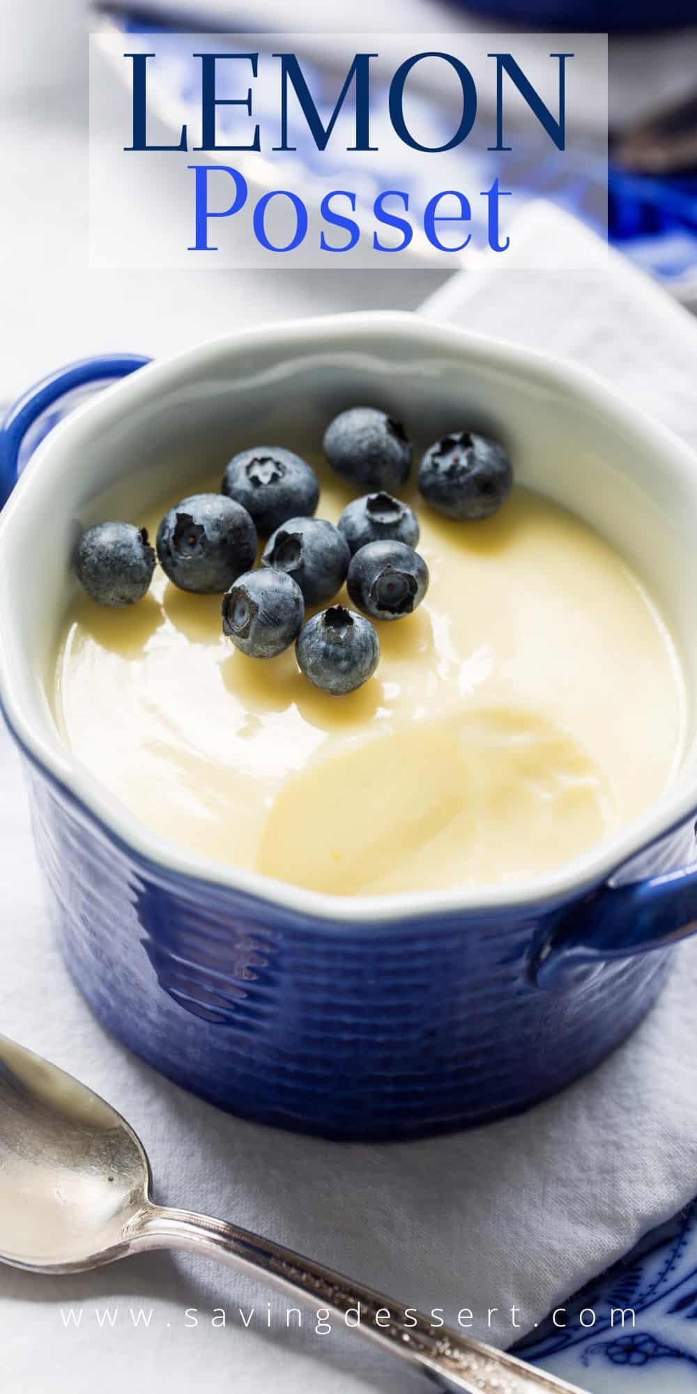 Easy Lemon Posset - Saving Room for Dessert