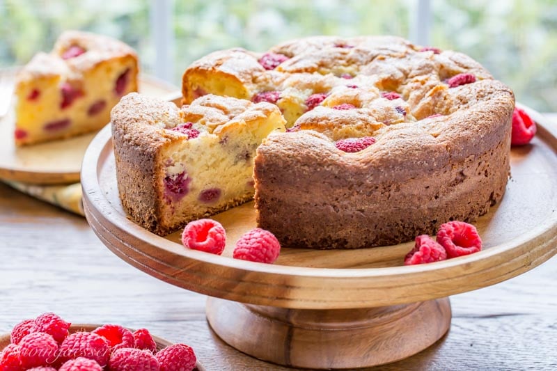 Raspberry Ricotta Breakfast Cake - Saving Room for Dessert