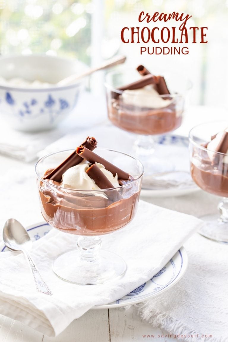 Creamy Chocolate Pudding Recipe - Saving Room for Dessert