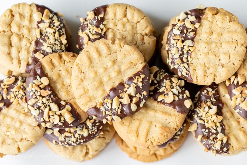 Easy Peanut Butter Cookies Recipe - Saving Room for Dessert