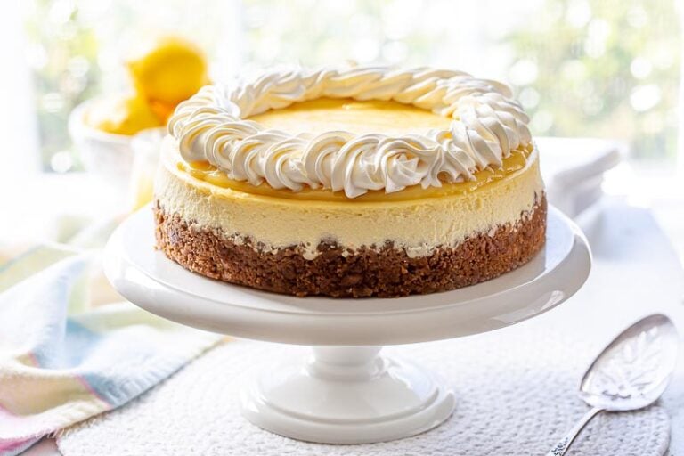 Lemon Cheesecake Recipe - Saving Room for Dessert