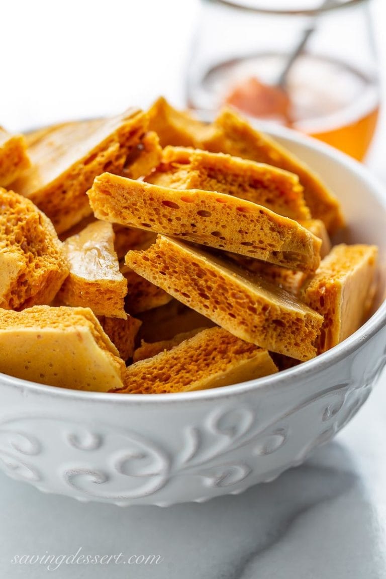 Honeycomb Candy Recipe - Saving Room for Dessert