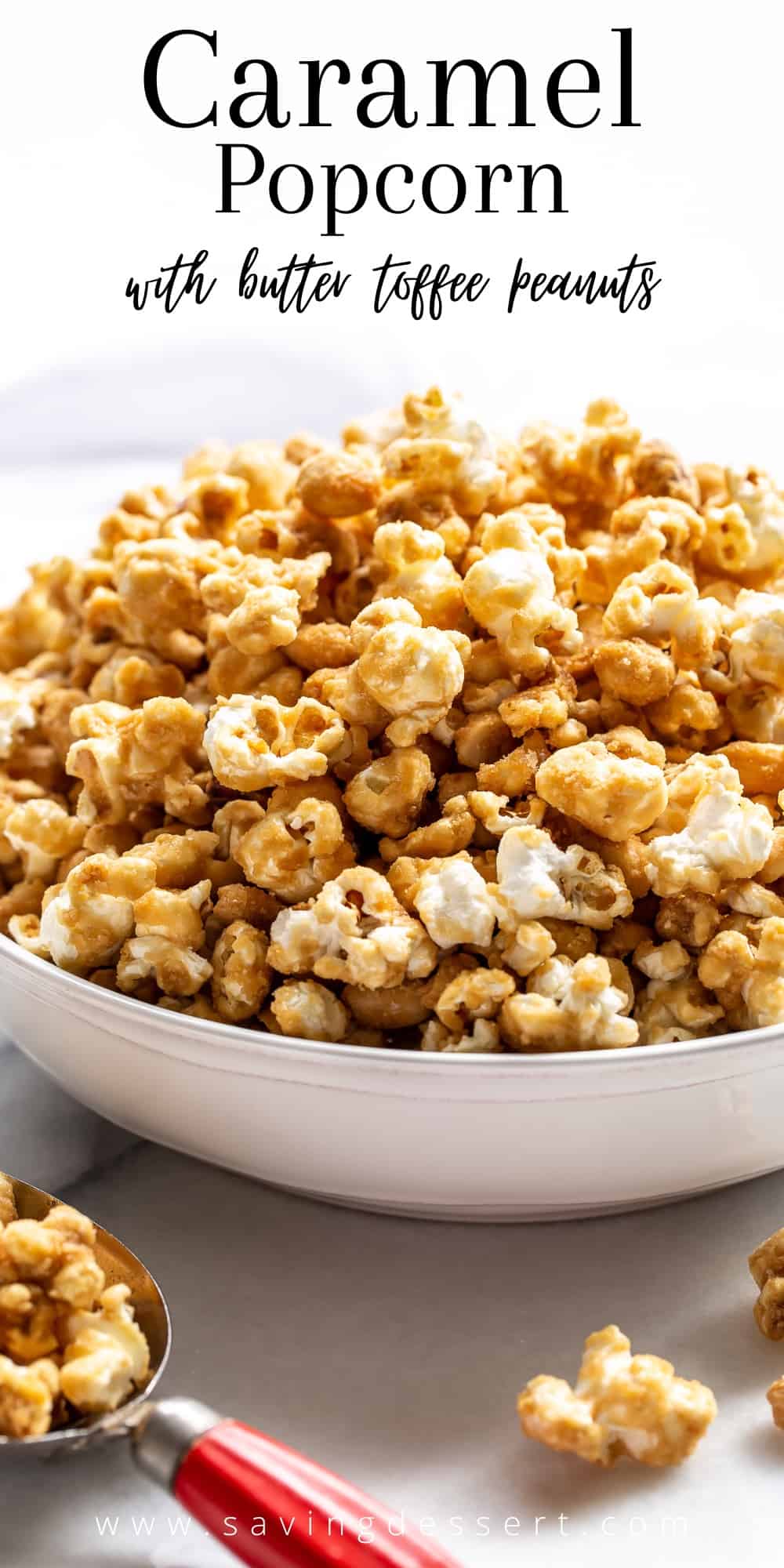 Caramel Popcorn Recipe - Saving Room for Dessert