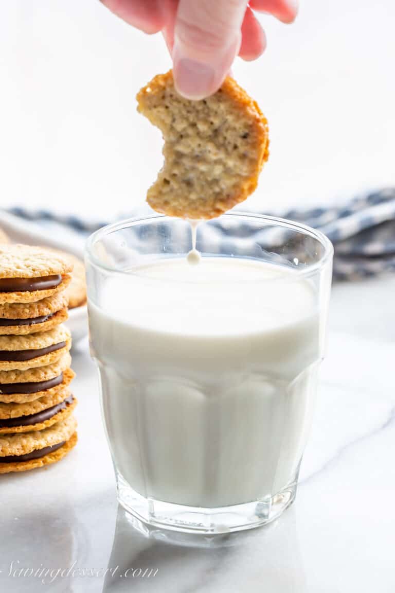 Brussels Cookies (Pepperidge Farm Copycat) - Saving Room for Dessert