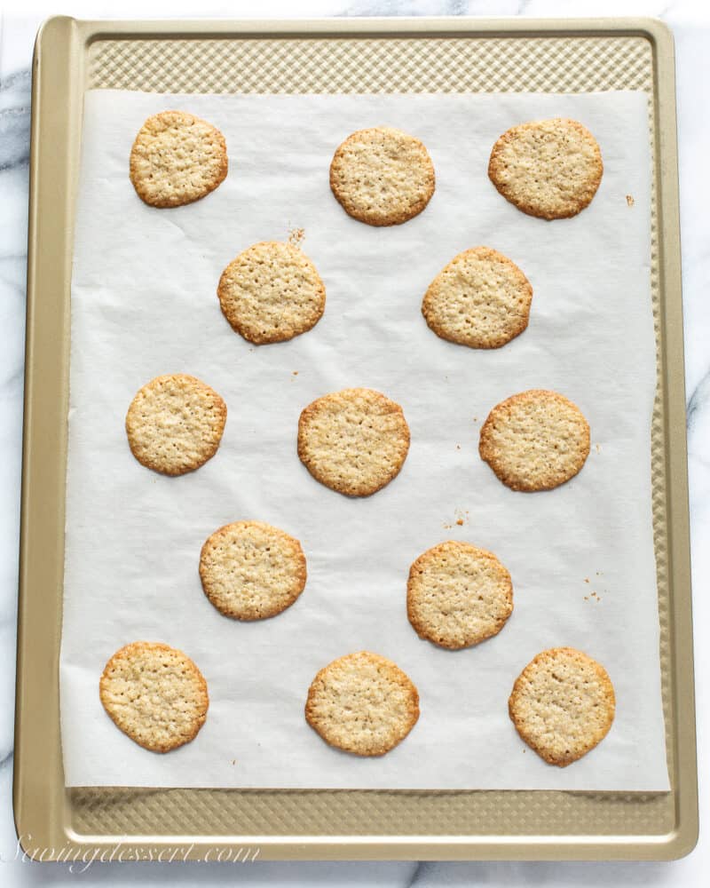 Brussels Cookies (Pepperidge Farm Copycat) - Saving Room for Dessert