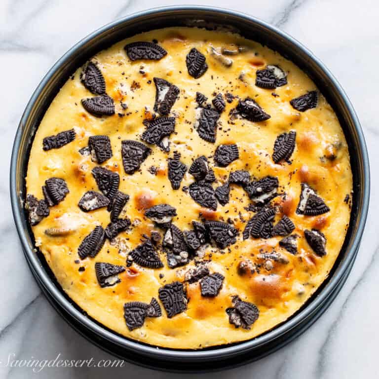 Oreo Cheesecake, A Family Favorite - Saving Room for Dessert