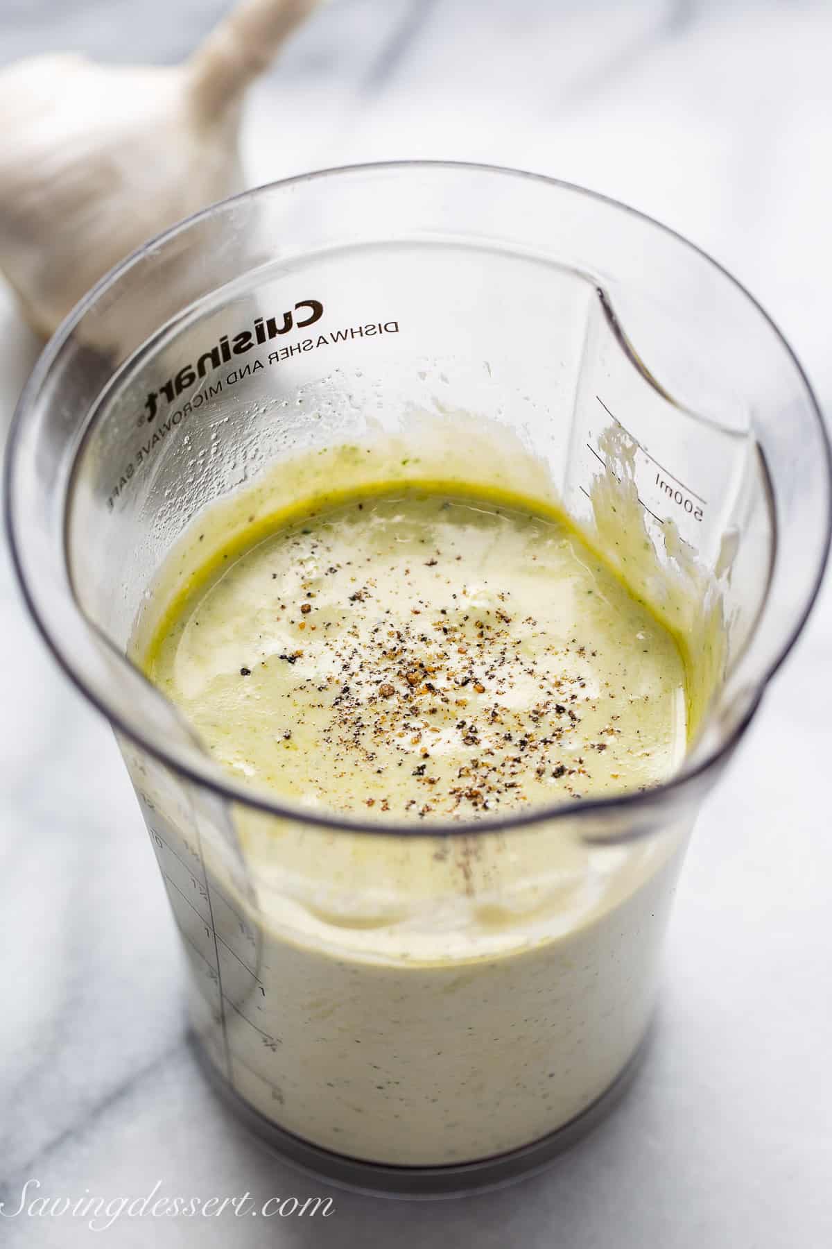 Apple Salad with Creamy Feta Dressing - Saving Room for Dessert