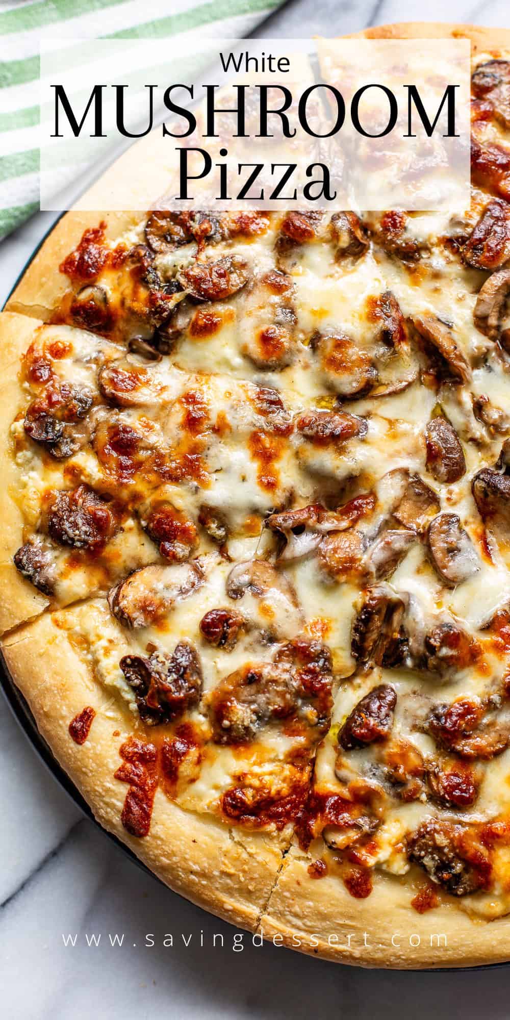 Mushroom Pizza - Saving Room for Dessert