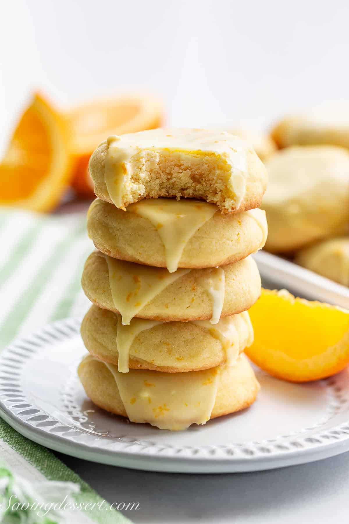 Orange Cookies - Saving Room for Dessert