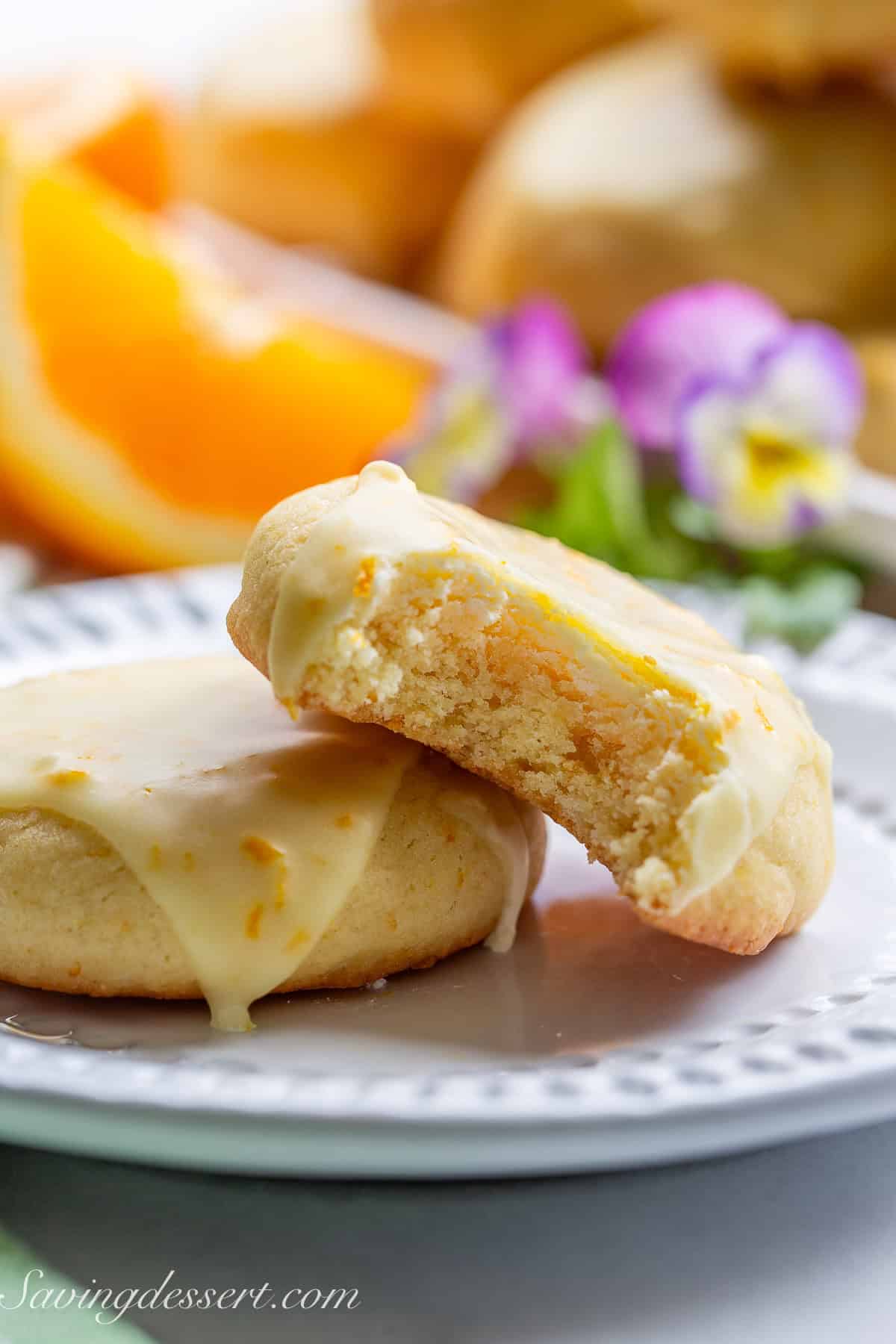 Orange Cookies - Saving Room for Dessert