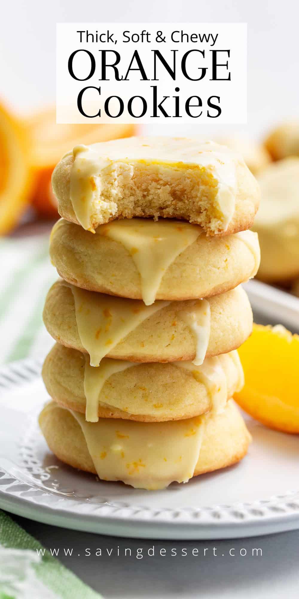 Orange Cookies - Saving Room for Dessert