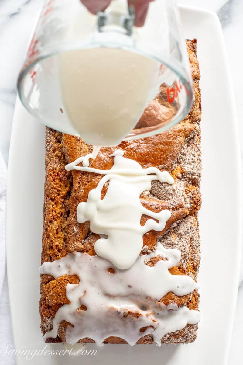 Cinnamon Swirl Quick Bread - Saving Room for Dessert