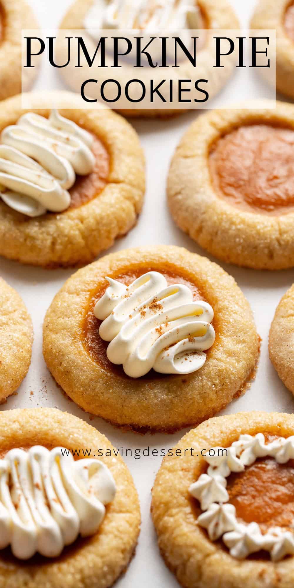 Pumpkin Pie Cookie - Saving Room for Dessert
