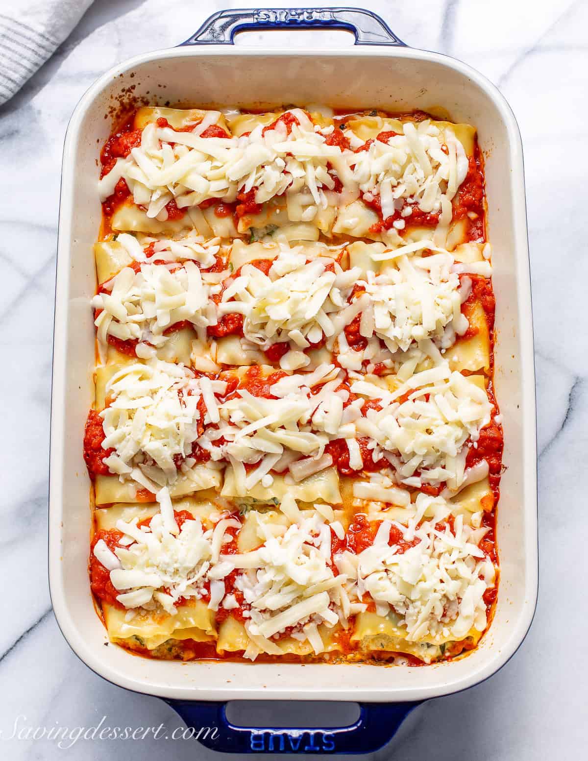 Lasagna Roll-Ups - Saving Room for Dessert