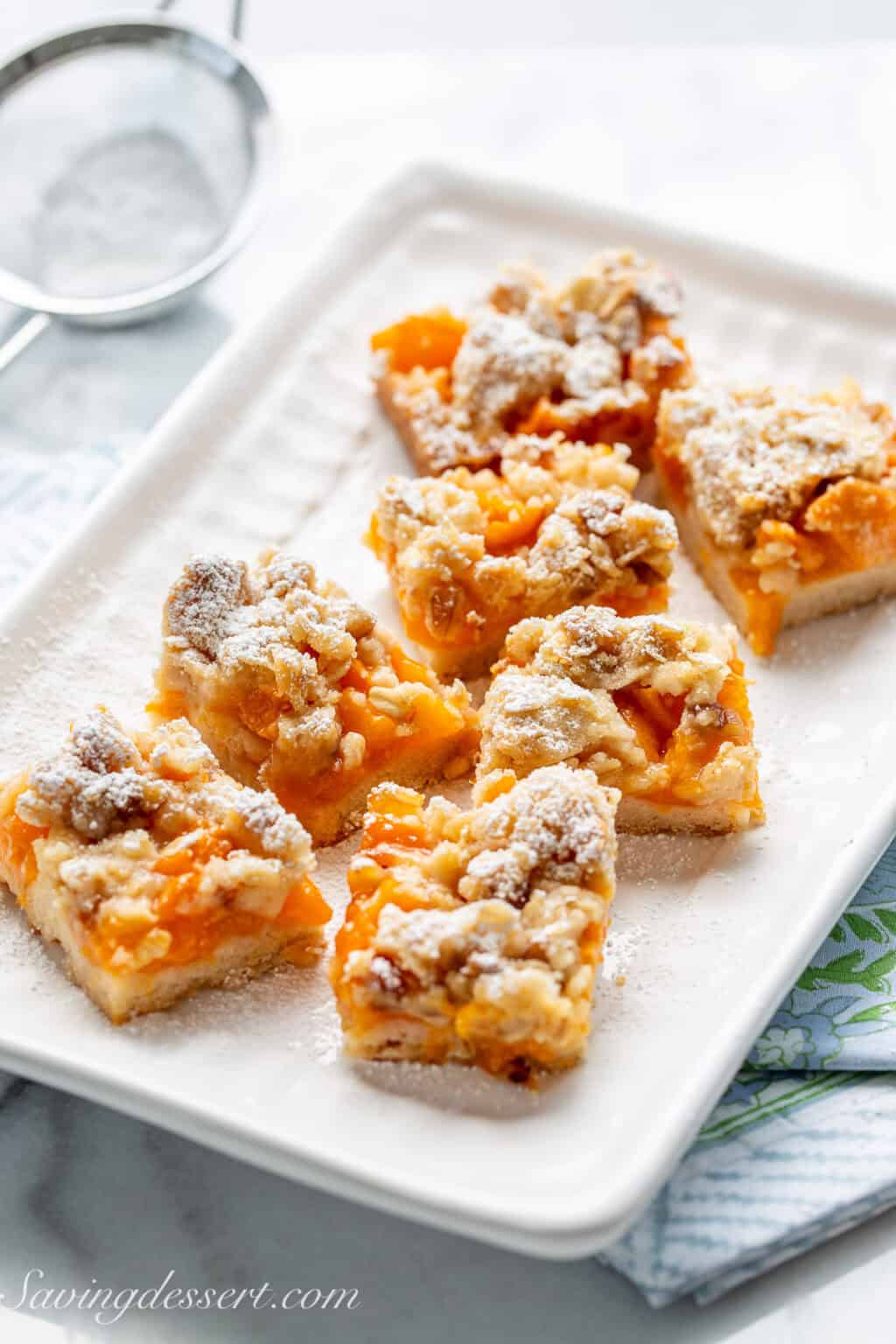 Apricot Bars Recipe - Saving Room for Dessert