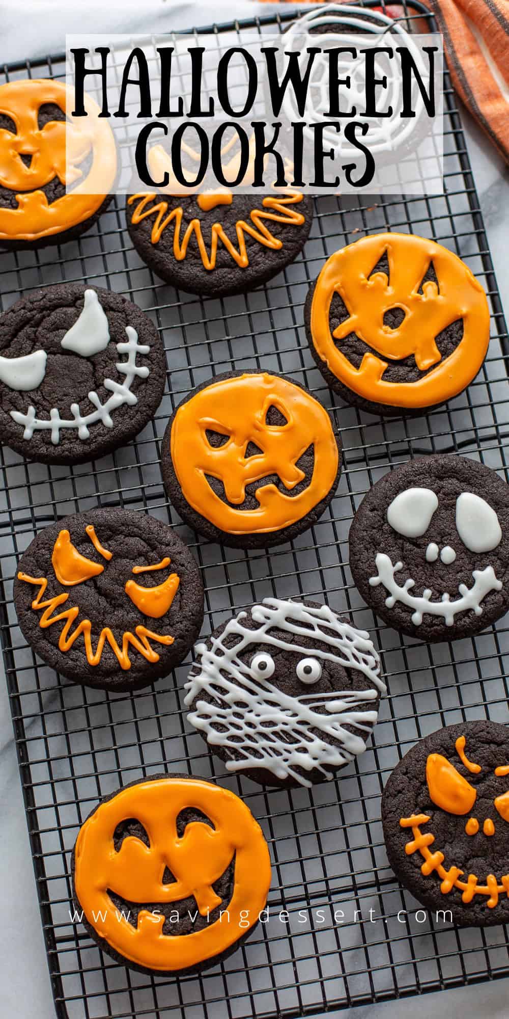 Halloween Cookies - Saving Room for Dessert