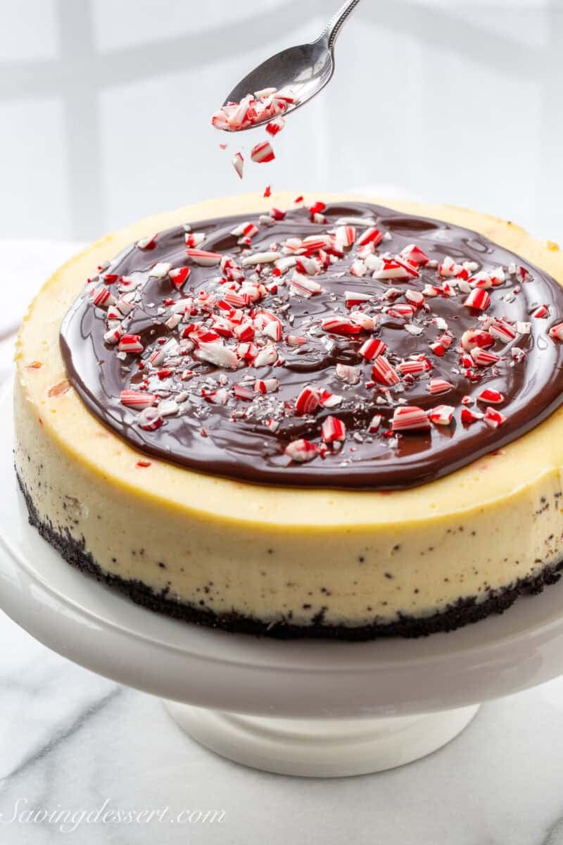 Peppermint Cheesecake - Saving Room for Dessert