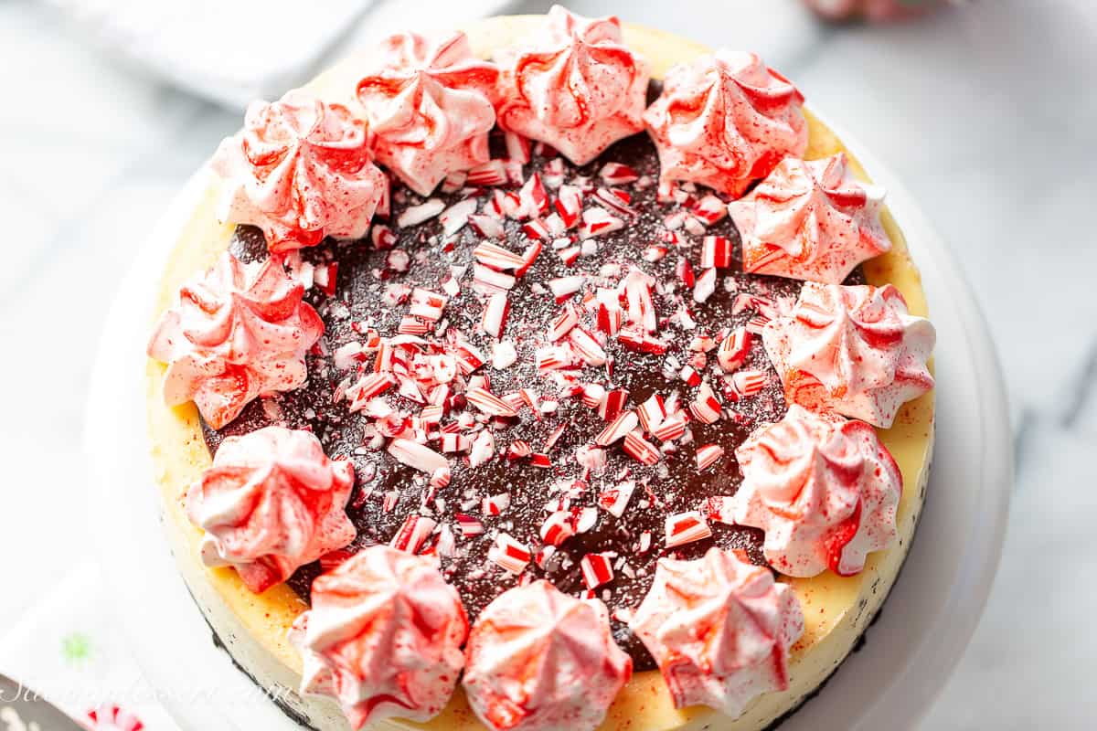 Peppermint Cheesecake - Saving Room for Dessert