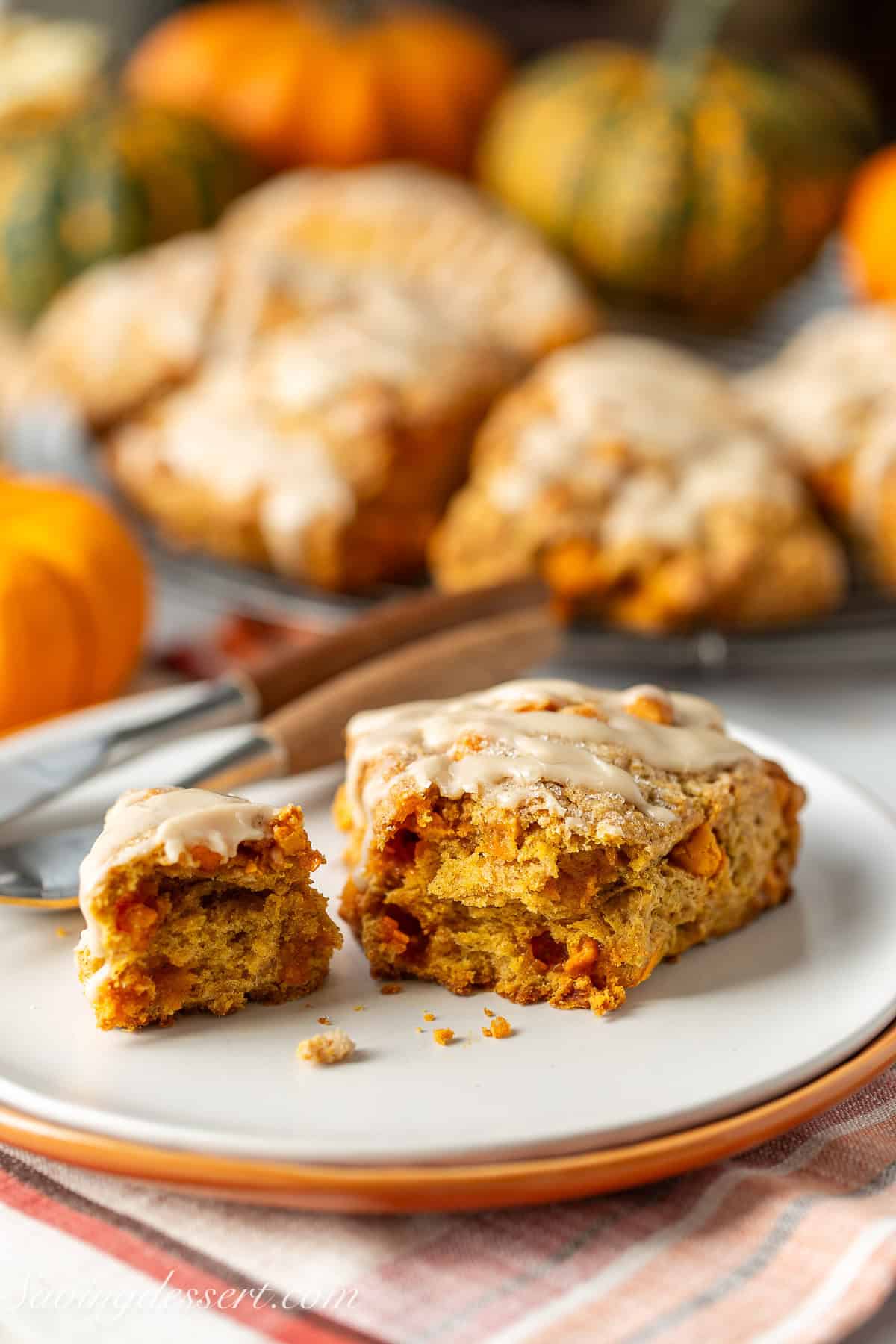 Pumpkin Scone Recipe - Saving Room for Dessert