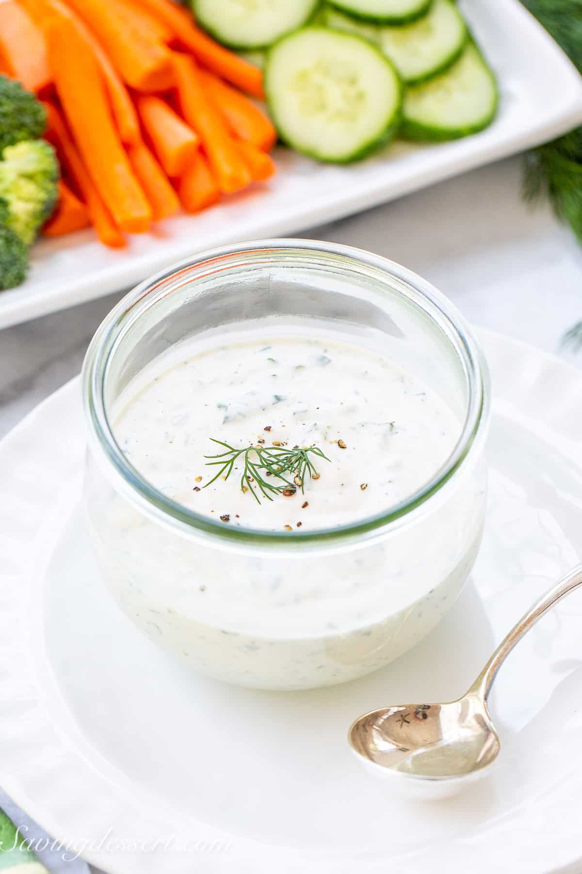 Ranch Dressing Recipe - Saving Room for Dessert