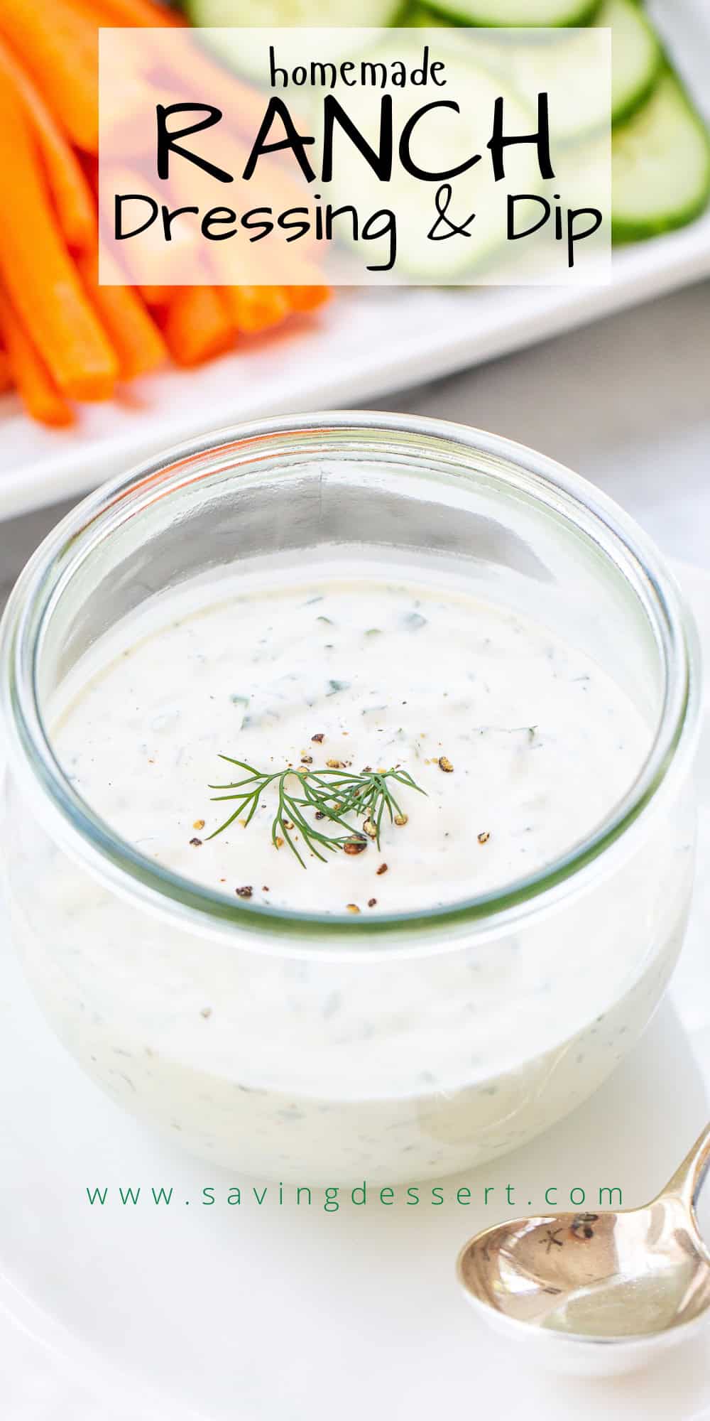 Ranch Dressing Recipe - Saving Room for Dessert